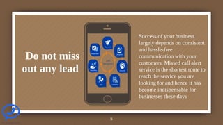 missed call services by cloudshope technologies | PPT