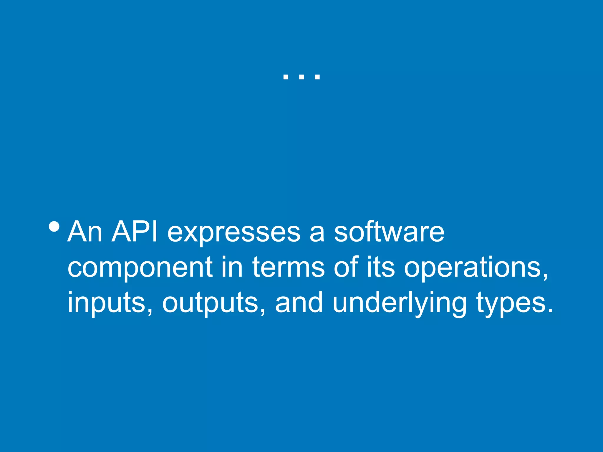 What is an API | PPTX | Web Development | Internet