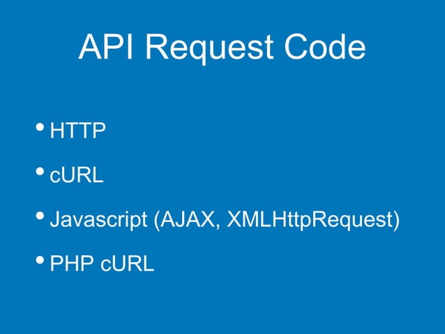 What is an API | PPT