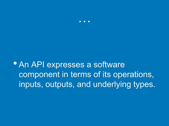 What is an API | PPT