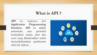 API by Sandi Hermawan | PPT