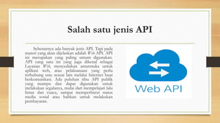 API by Sandi Hermawan | PPT