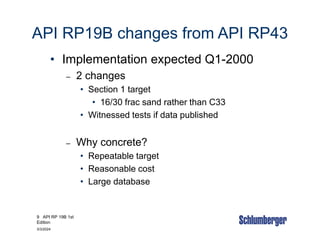 API RP19 Edition for Beginners and Mid term | PPT | Free Download
