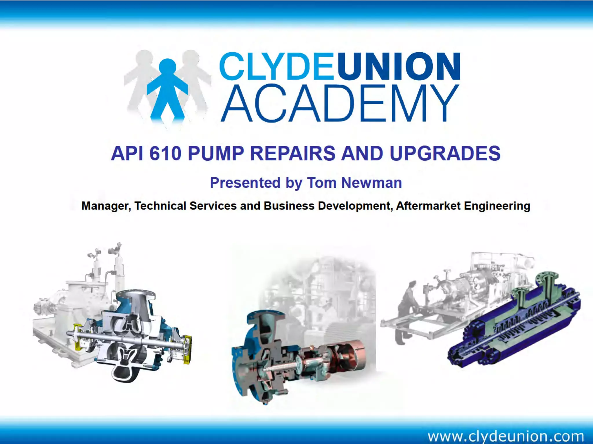 API 610 Centrifugal Pump Repairs By Clyde Union Pump Company | PDF