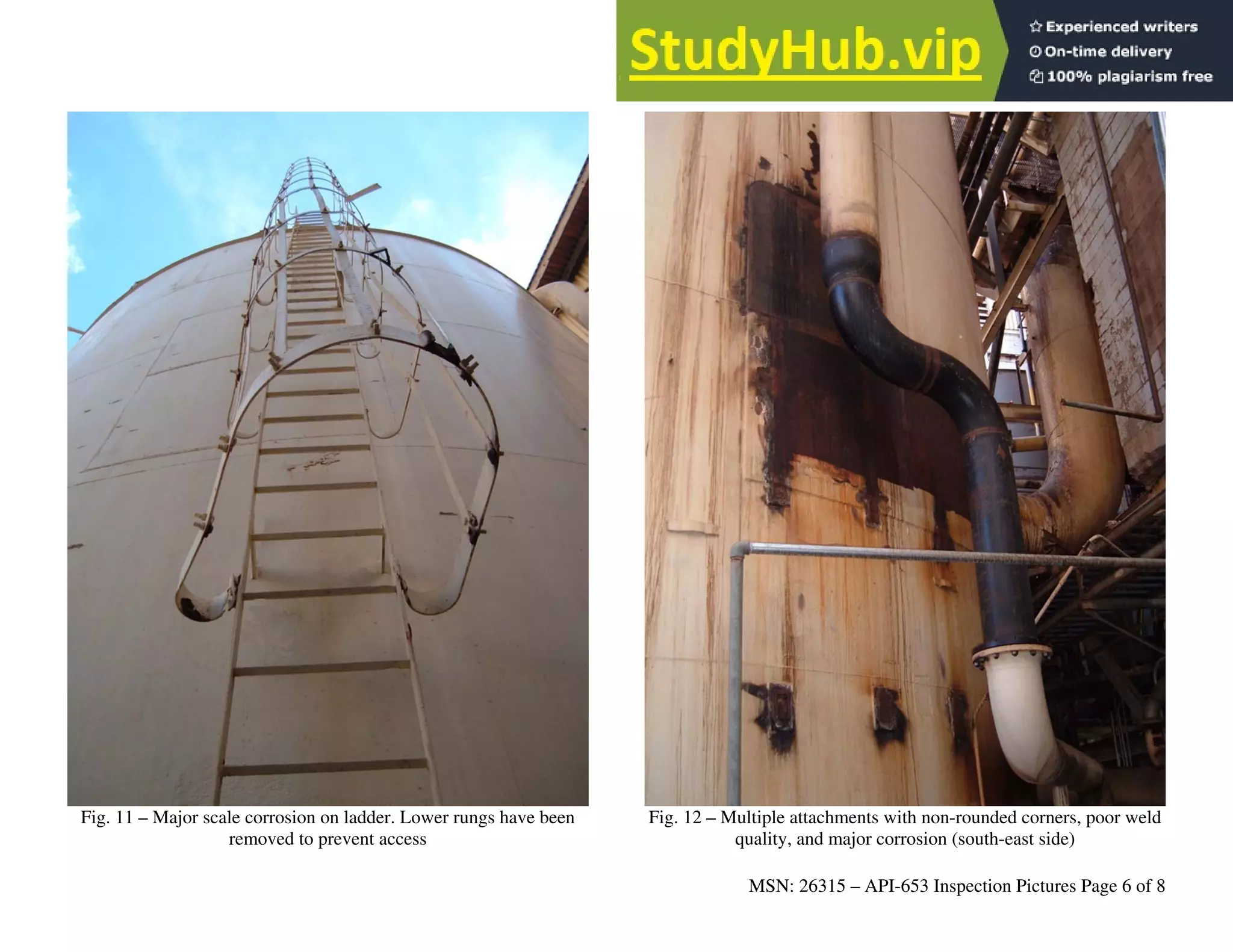 API-653 Tank Inspection Sample Report | PDF