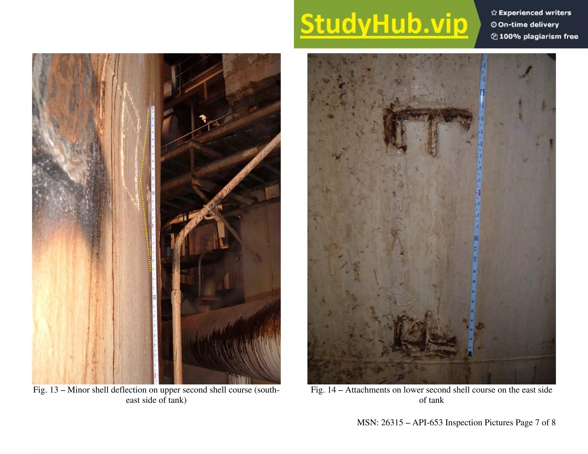 API-653 Tank Inspection Sample Report | PDF