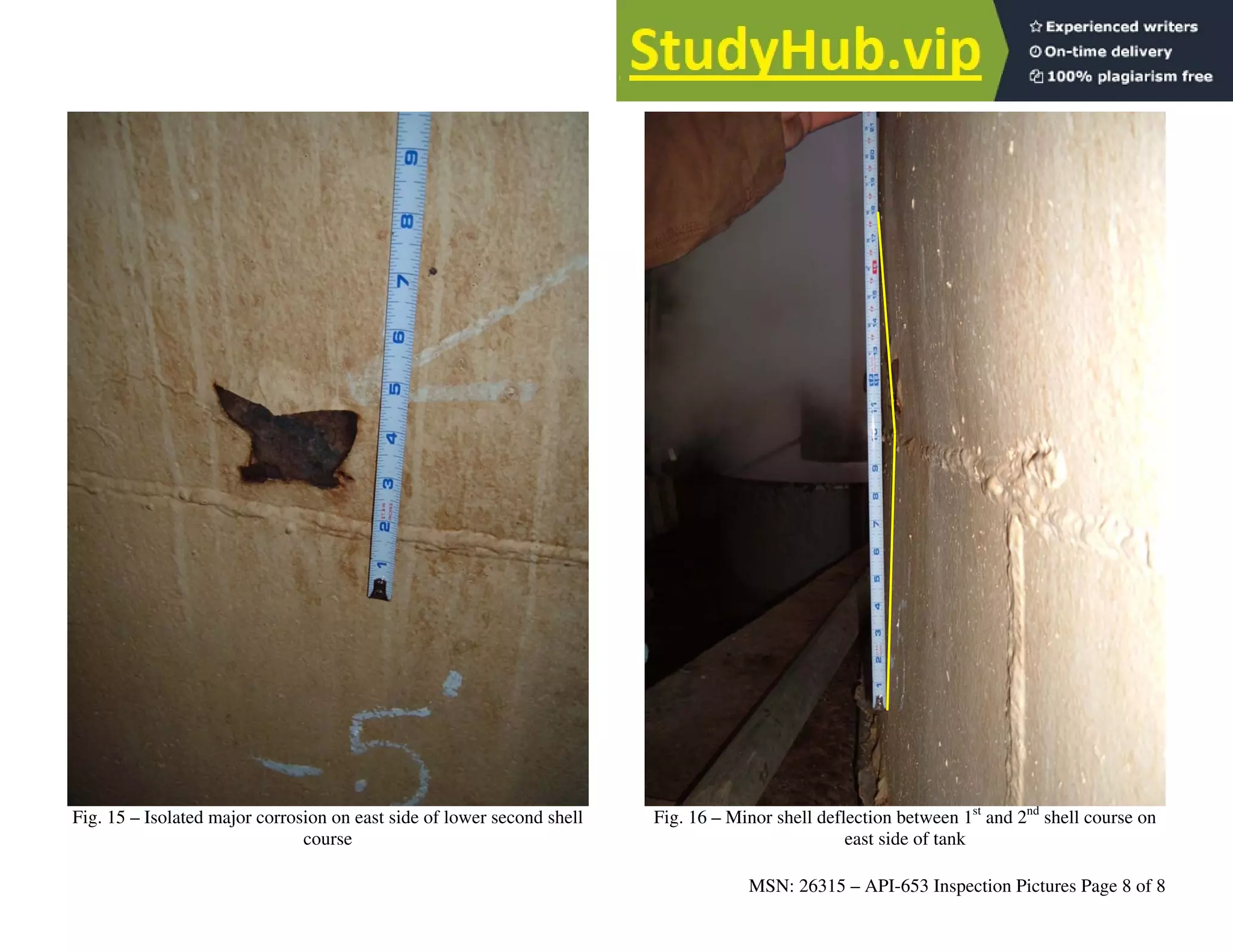 API-653 Tank Inspection Sample Report | PDF