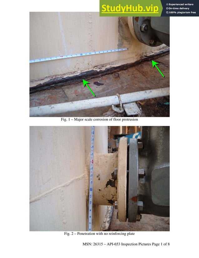 API-653 Tank Inspection Sample Report | PDF | Home Improvement | Home ...