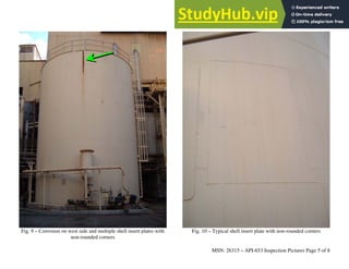 API-653 Tank Inspection Sample Report | PDF