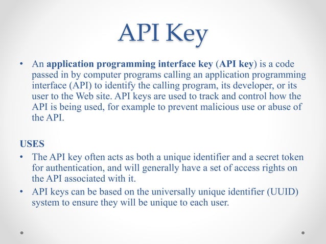 Api application programming interface | PPT