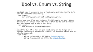 API and DB design with Boolean | PPTX
