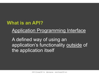 EnergyCAP Online JSON ReST-Based API | PPTX