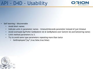 API Design - developing for developers | PPT