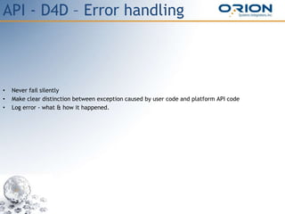 API Design - developing for developers | PPT