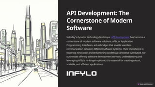 API Development: Bridging Systems for Seamless Integration | PPT