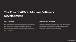 API Development: Bridging Systems for Seamless Integration | PPT
