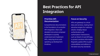 API Development: Bridging Systems for Seamless Integration | PPT