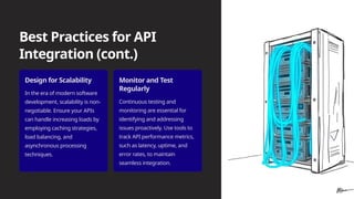 API Development: Bridging Systems for Seamless Integration | PPT