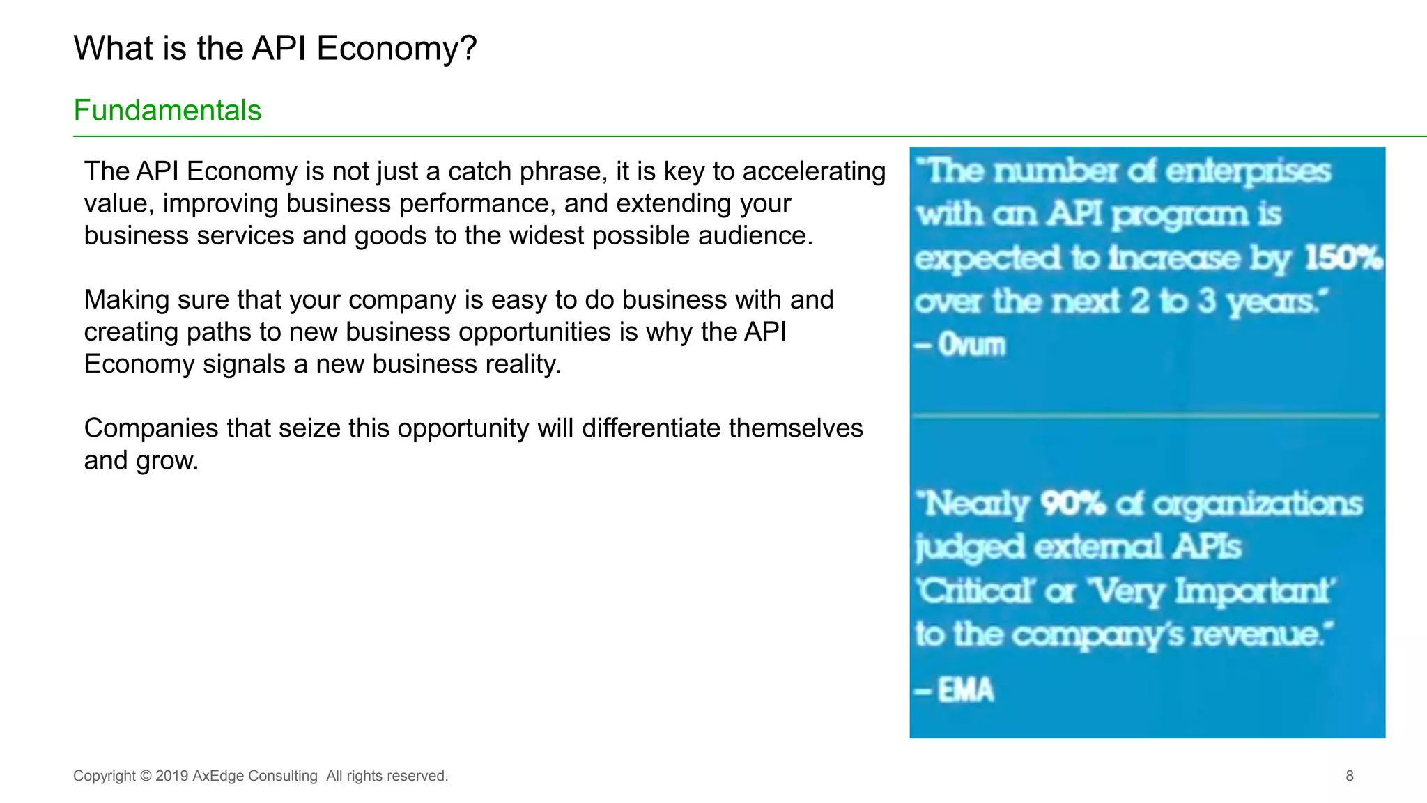 API Economy - Key Learnings | PPT