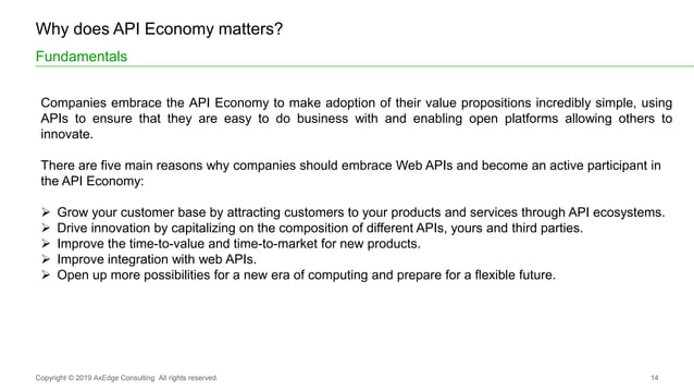 API Economy - Key Learnings | PPT
