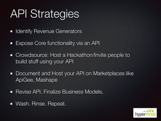 So You Want To Build an API Eh? | PPT