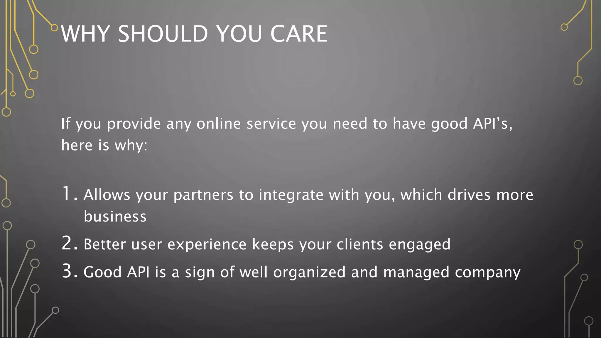 Api for dummies | PPT