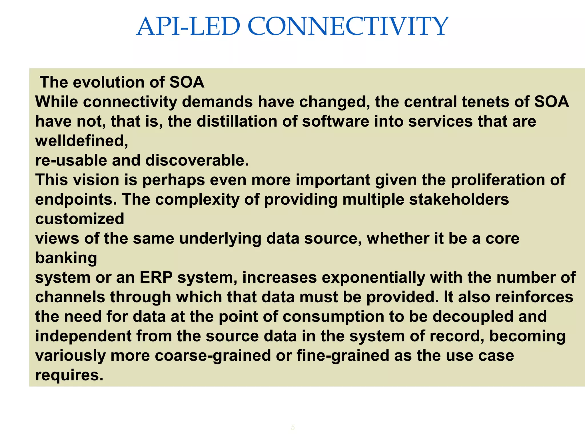 MULE-Api led connectivity | PPT