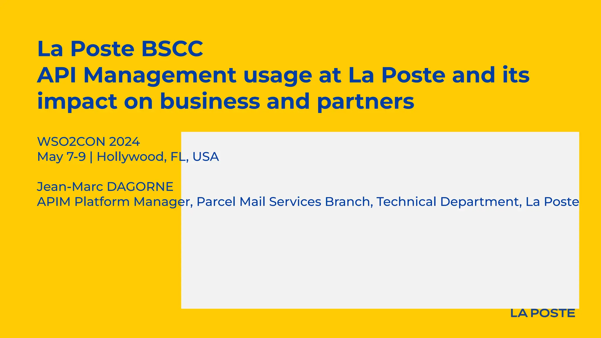 WSO2CON 2024 - API Management Usage at La Poste and Its Impact on Business and Partners | PPT