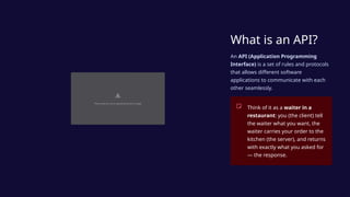 API-Request-and-Response-The-Digital-Conversation | PPTX