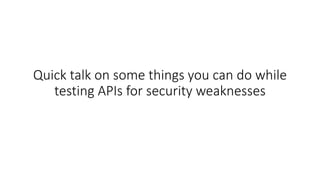 Api security-testing | PDF