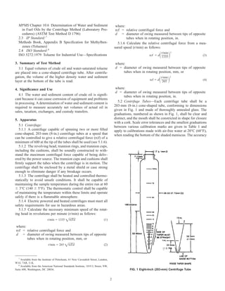 Api 10.3 agua y sedimentos centrifugacion lab | PDF