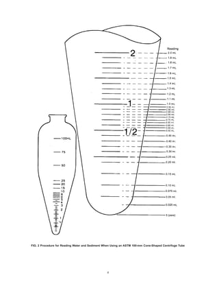 Api 10.3 agua y sedimentos centrifugacion lab | PDF