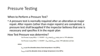 API 510 Pressure Vessel Inspection Code:In-service Inspection, Rating ...