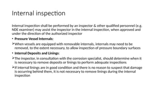 API 510 Pressure Vessel Inspection Code:In-service Inspection, Rating ...