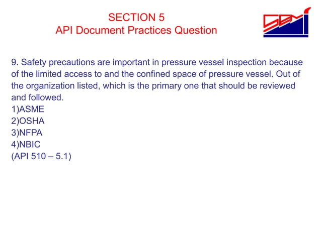 API 510 Practise Question Nov 07 rev1.ppt