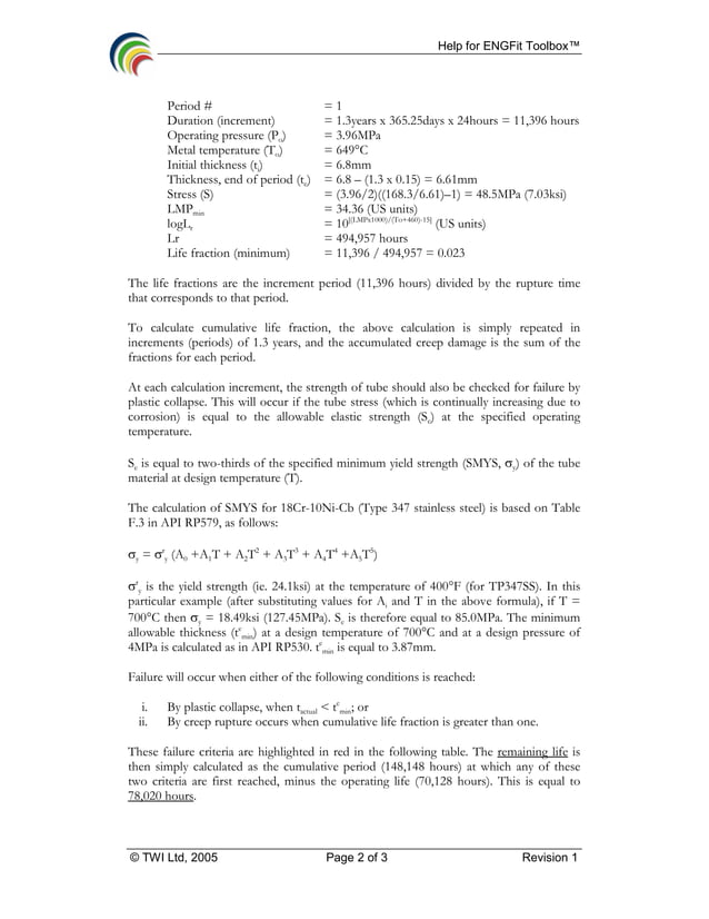 Api530creeprupture | PDF