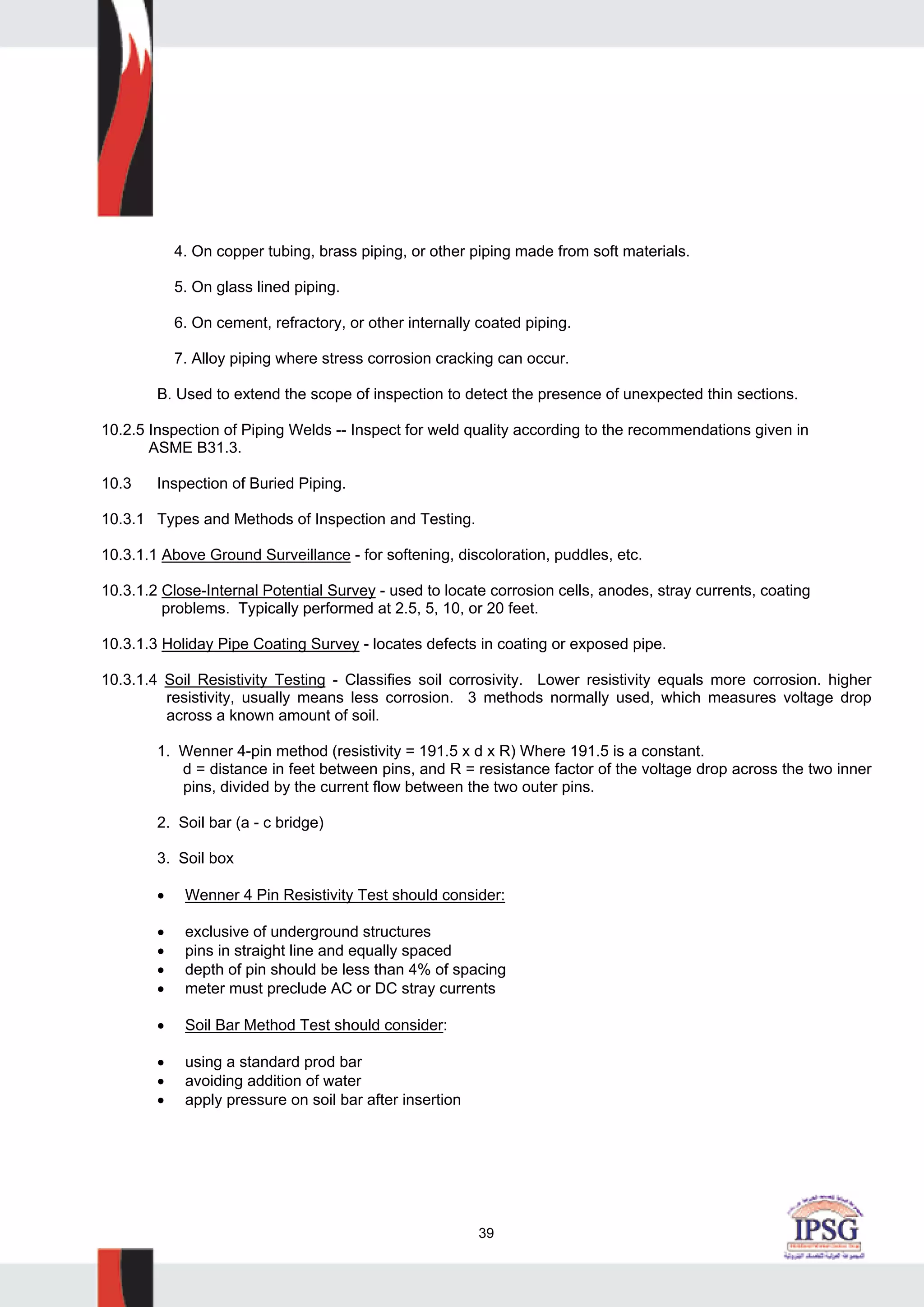 Api 570 course material | PDF