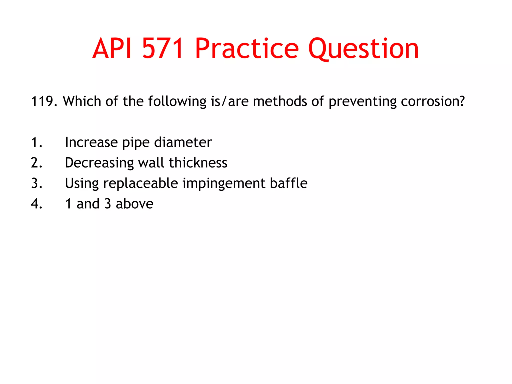 API 571 Practise Question.ppt