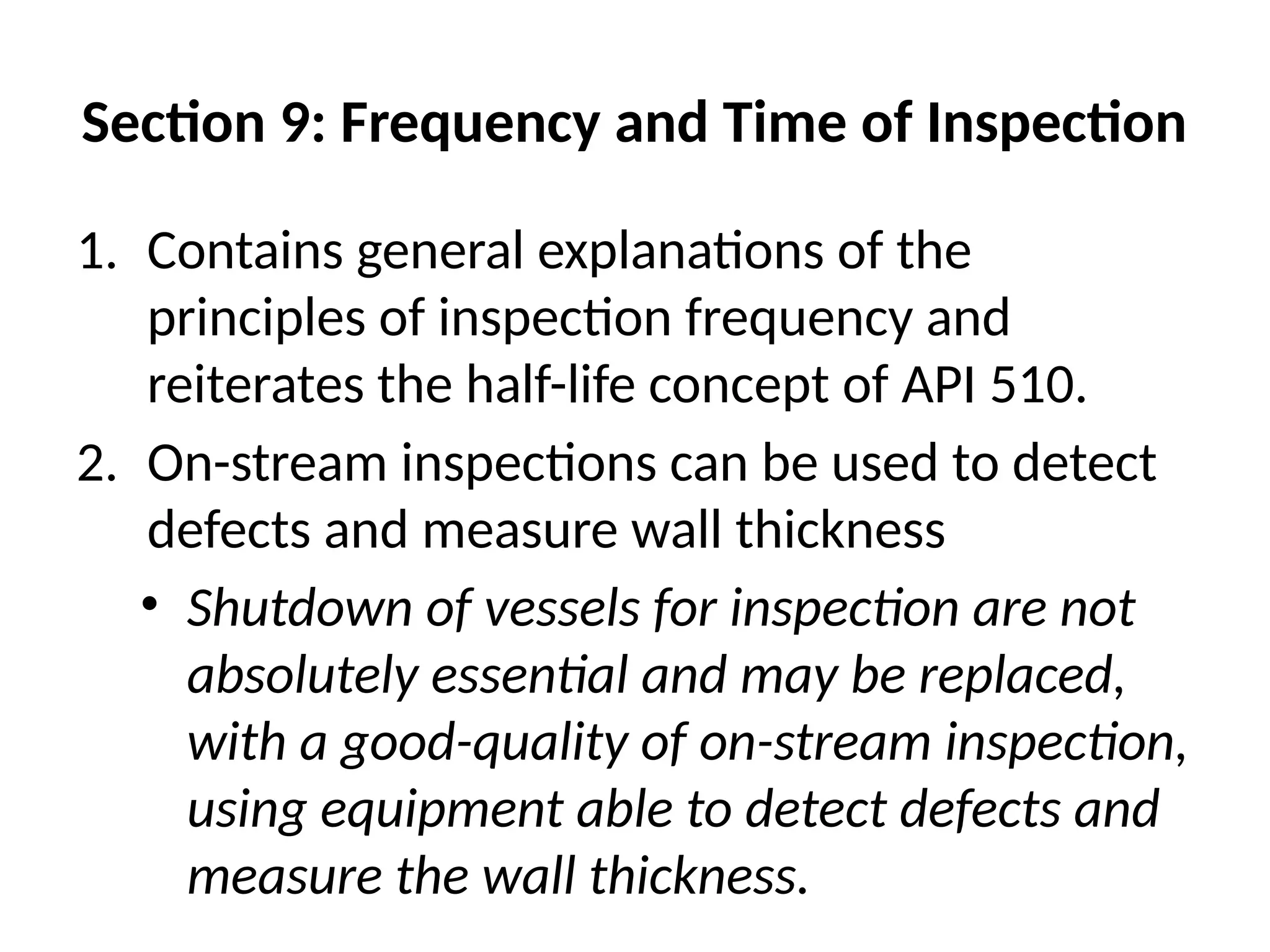 API 572 INSPECTION OF PRESSURE VESSEL - slide presentation | PPTX
