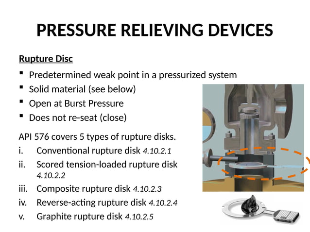 API 576 Inspection of Pressure Relieving Devices | PPTX