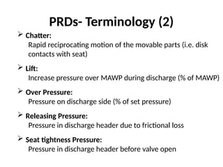 API 576 Inspection of Pressure Relieving Devices | PPTX