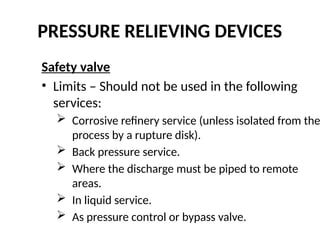 API 576 Inspection of Pressure Relieving Devices | PPTX