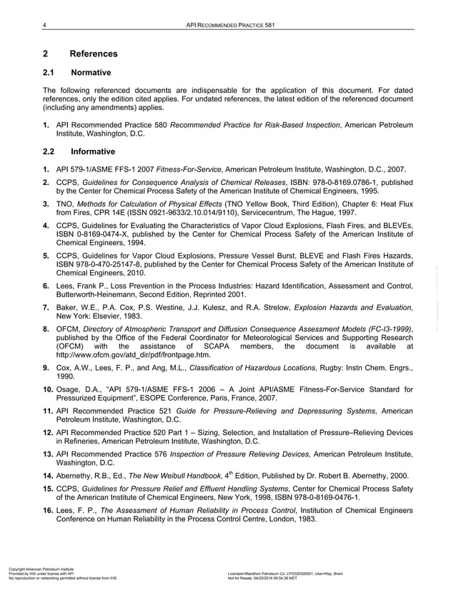 Norma API 581 - 3rd Edition - April 2016.pdf | Publishing Industry ...