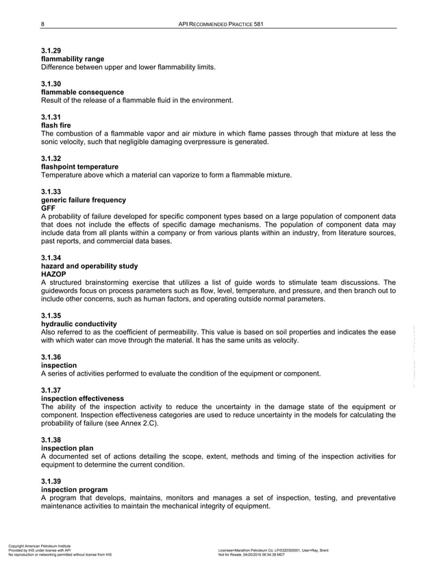 Norma API 581 - 3rd Edition - April 2016.pdf | Publishing Industry ...