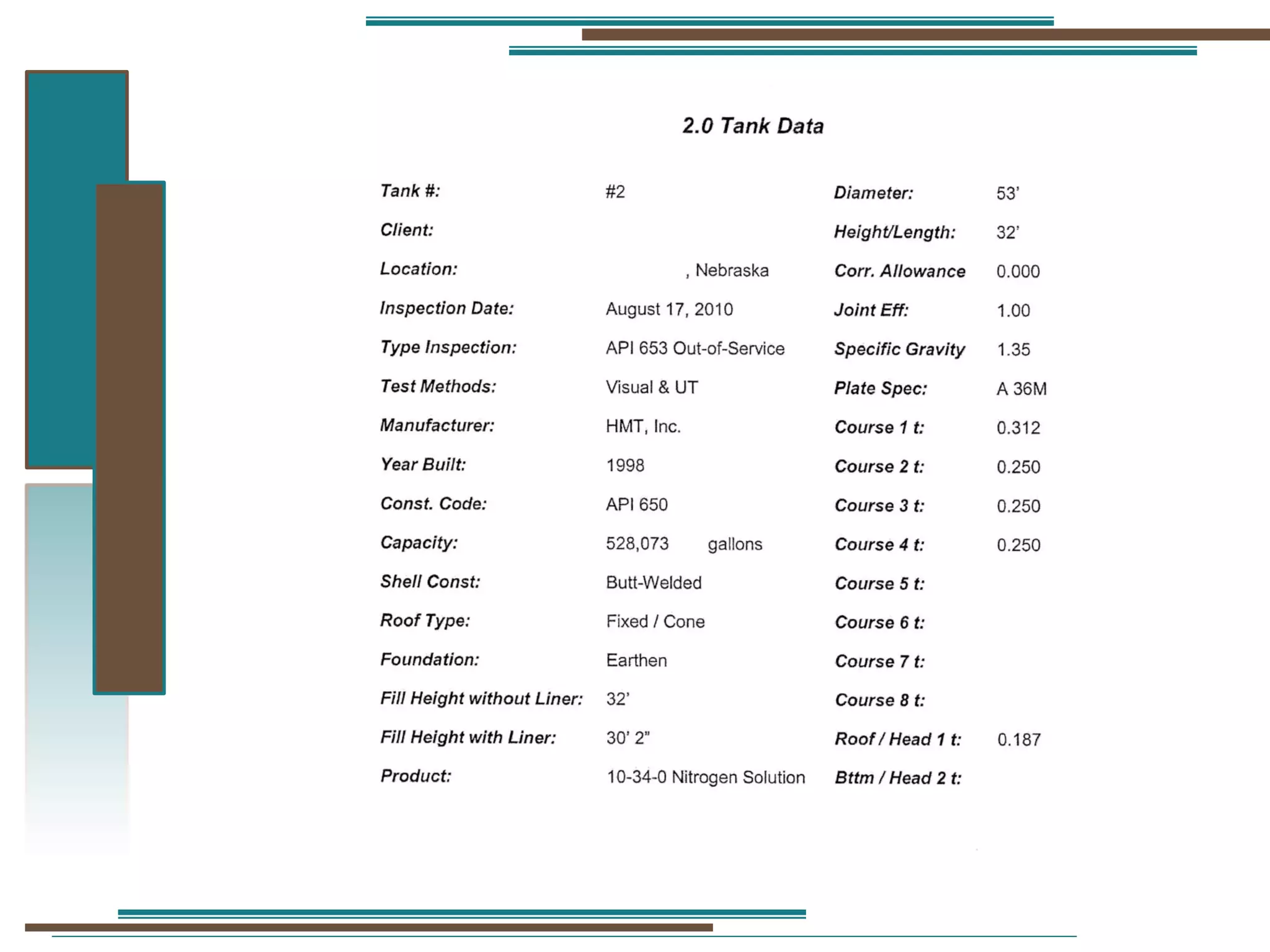 API 653 TANK INSPECTION.pdf | Civil Engineering Industry | Industries