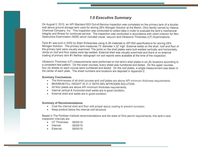 API 653 TANK INSPECTION.pdf | Civil Engineering Industry | Industries