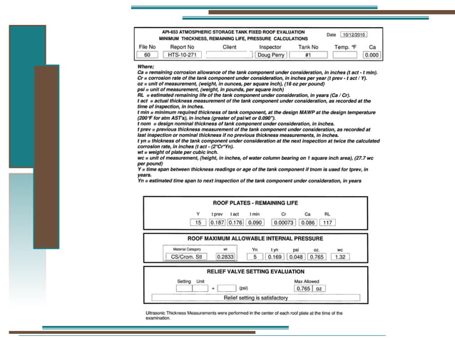 API 653 TANK INSPECTION.pdf | Civil Engineering Industry | Industries