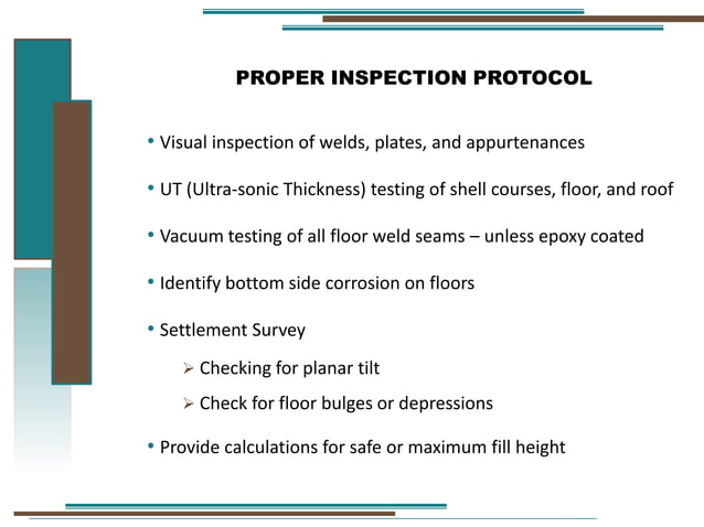 API 653 TANK INSPECTION.pdf | Civil Engineering Industry | Industries