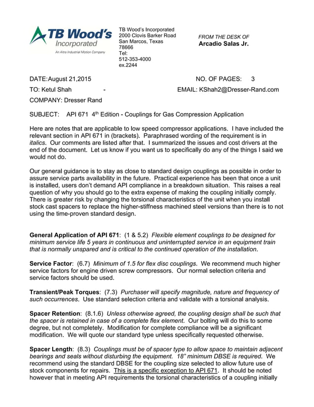 Api 671 4 th edition dresser rand ref x 46091 (3) | PDF