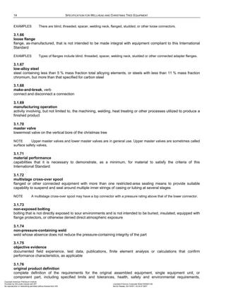 Standard API 6A-2011 for Oil & Gas Wellhead & Christmas Tree Equipment ...